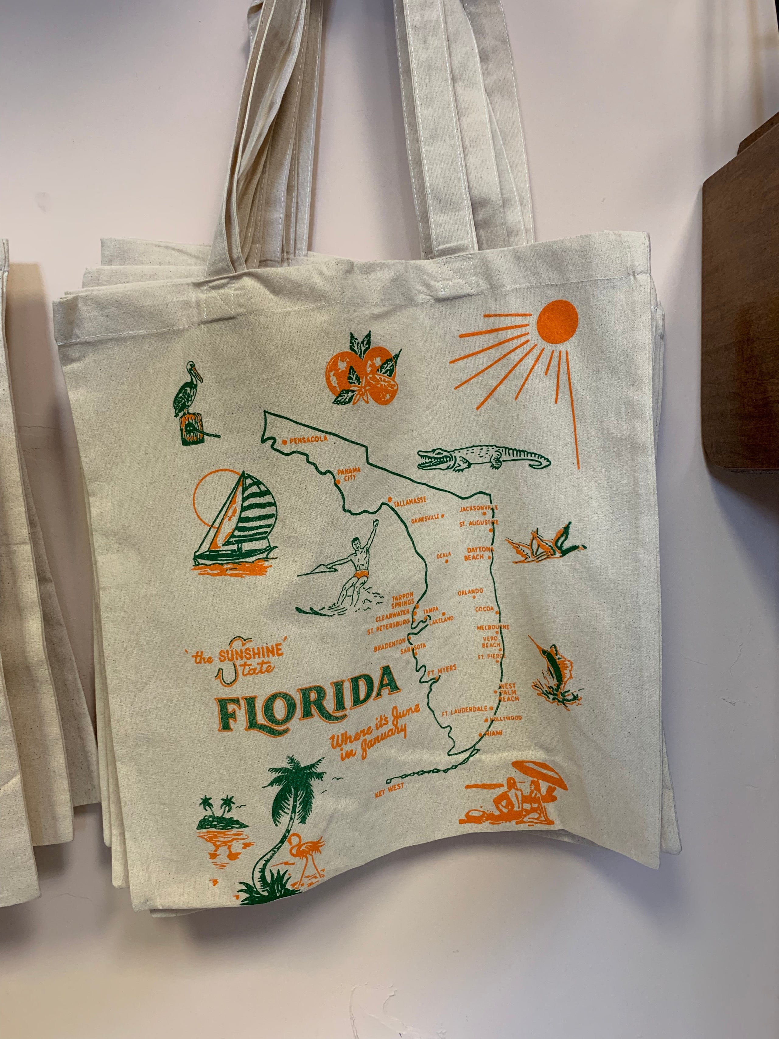 FL Map Tote | 5801 Print House