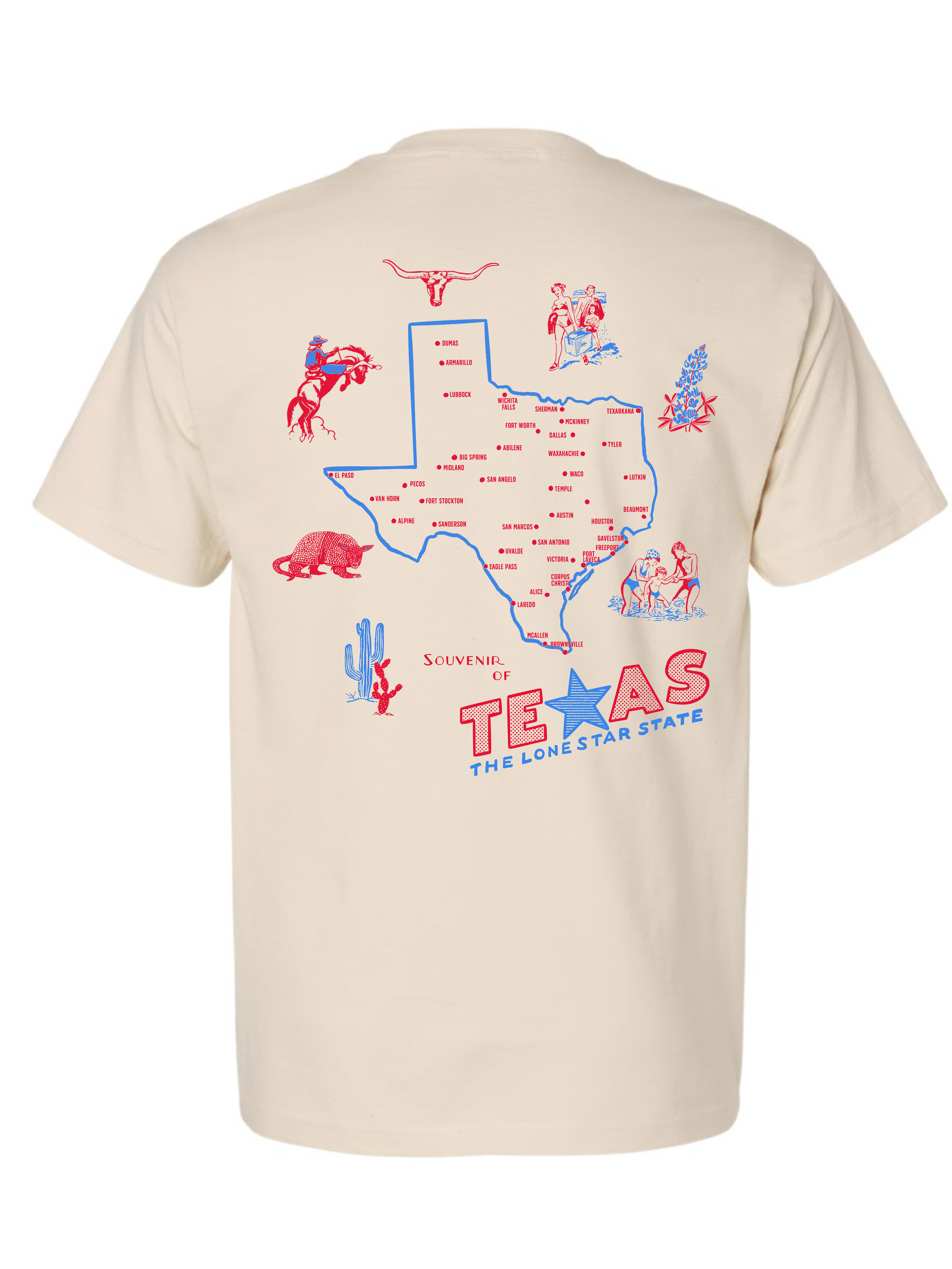 Texas Map Tee | 5801 Print House