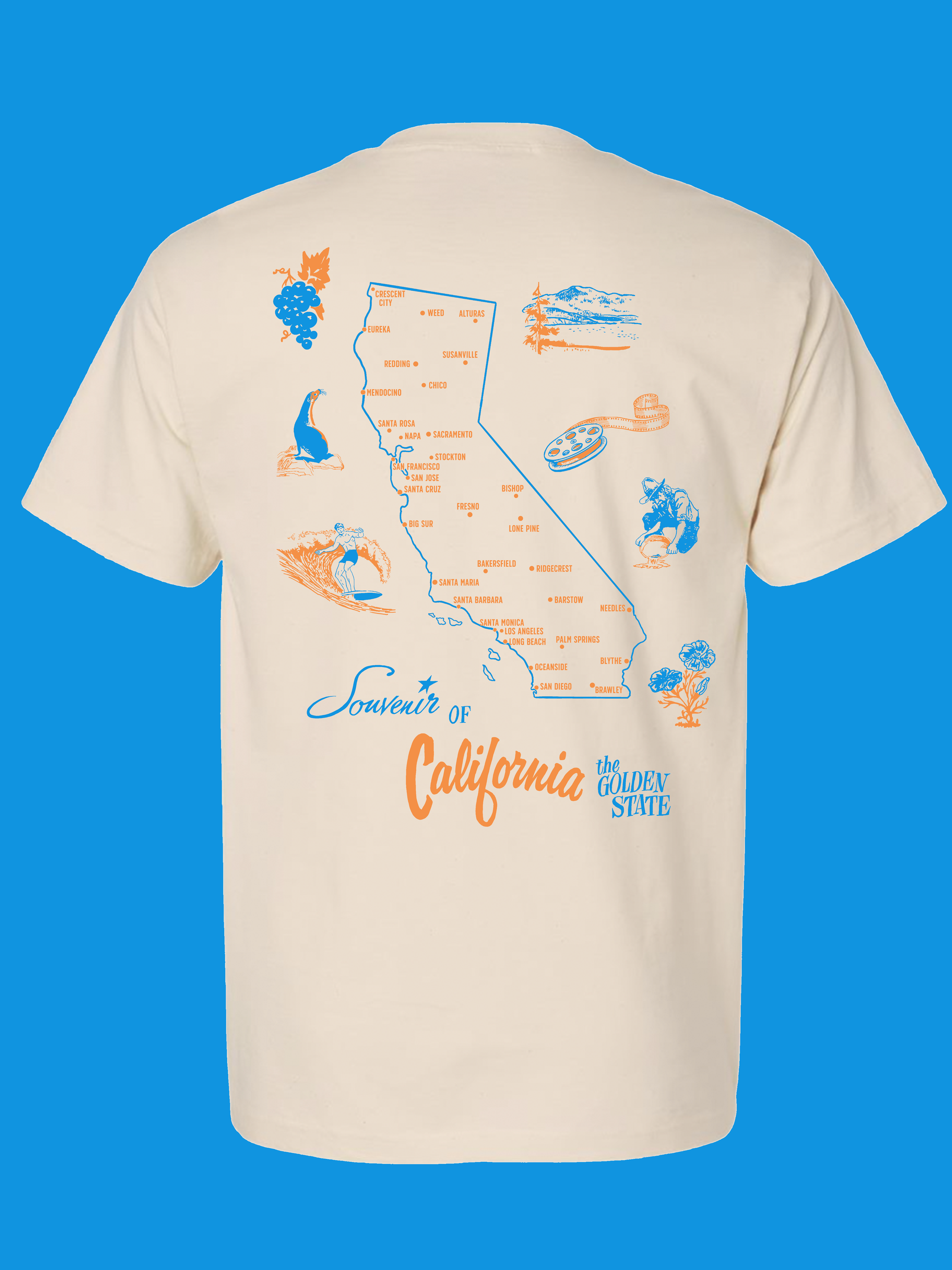 California Map Tee | 5801 Print House