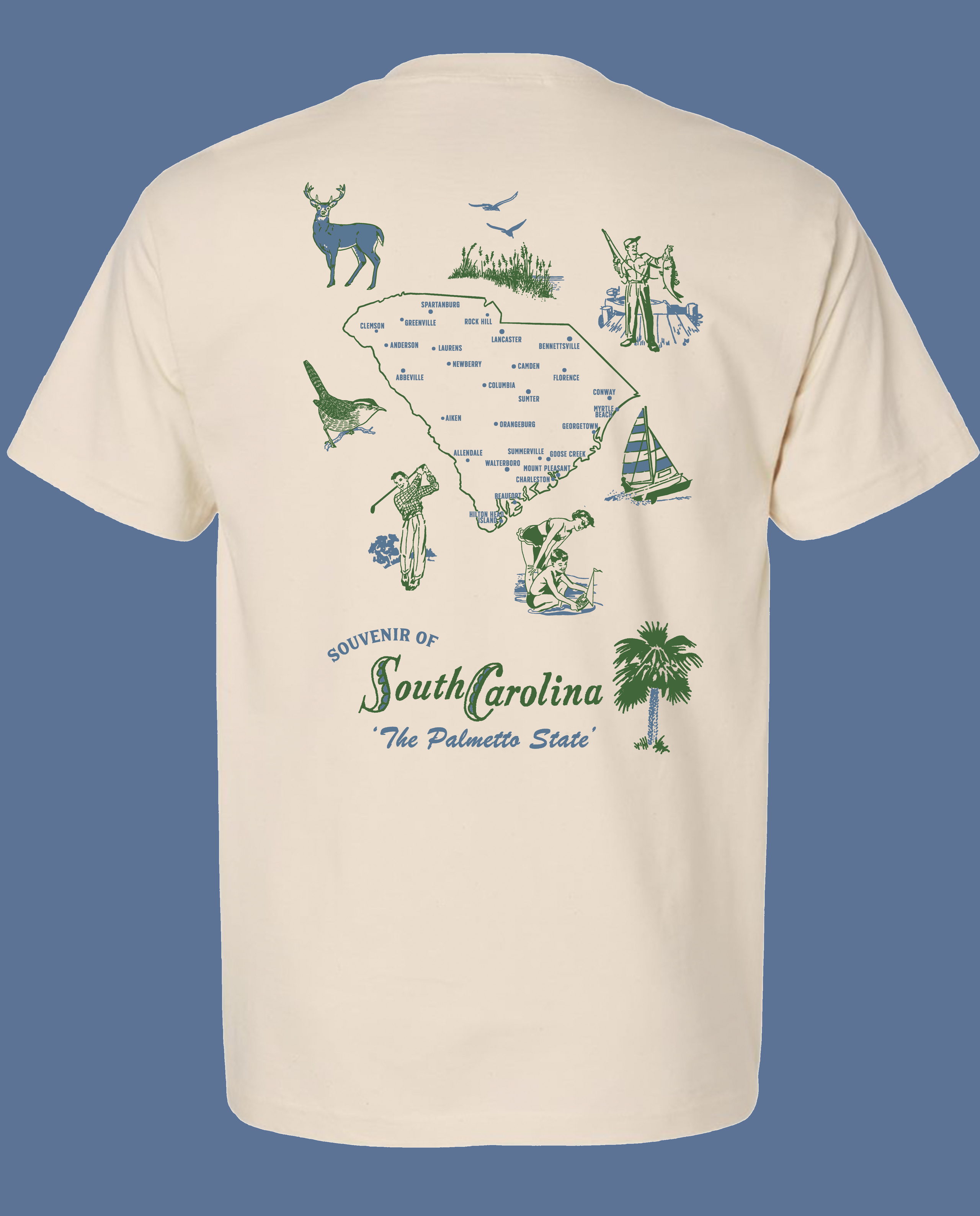 South Carolina Map Tee | 5801 Print House