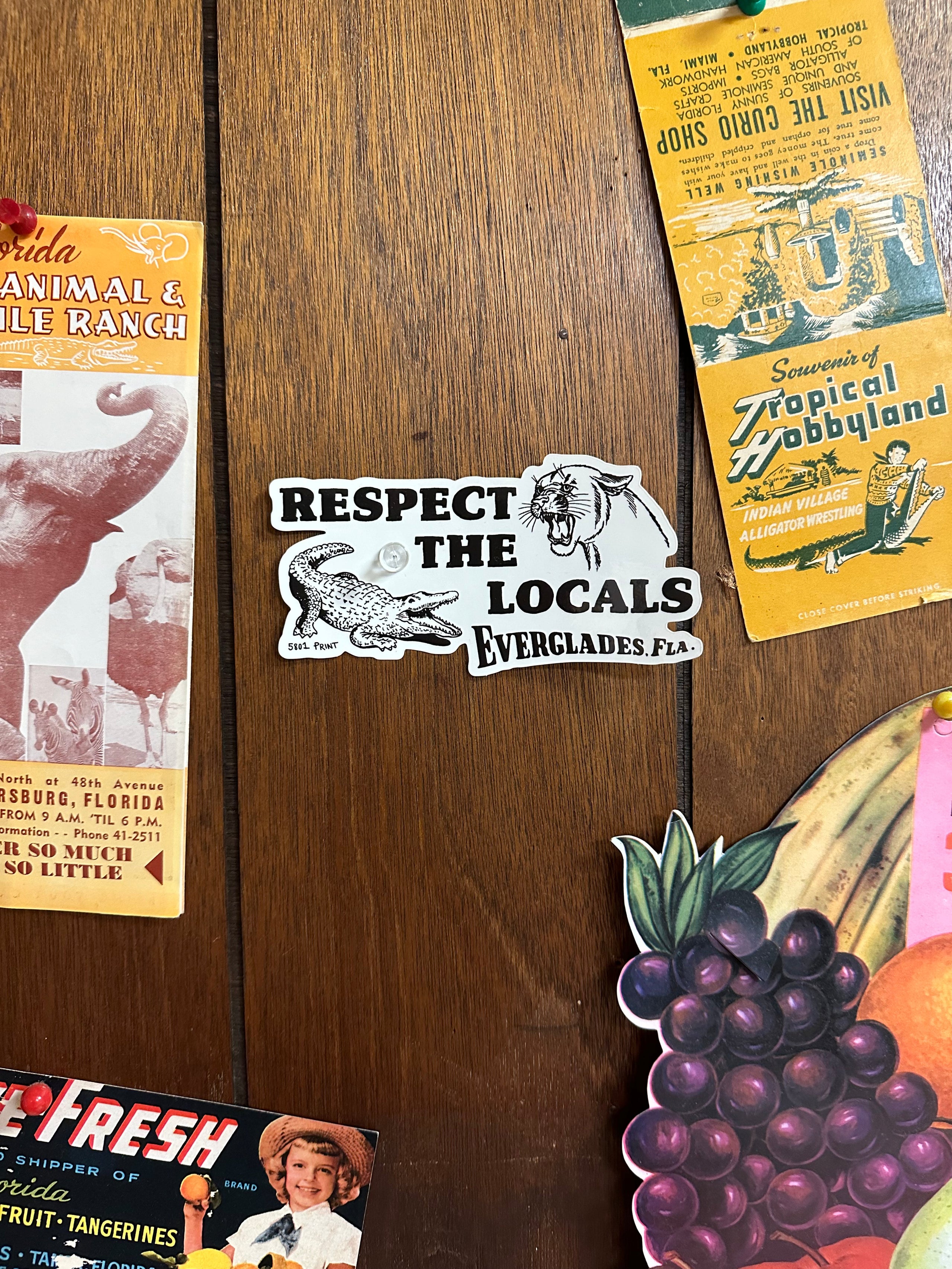 Respect the Locals Sticker | 5801 Print House